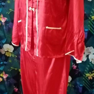 Vintage Chinese Pyjamas - 1940s -50s Embroidered Chinese Tourist ...