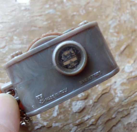 1940s Celluloid Stanhope Camera Brooch- 1930s to 40s … - Gem