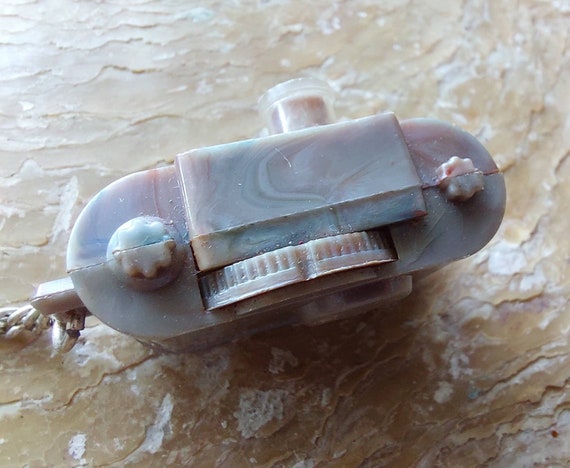 1940s Celluloid Stanhope Camera Brooch- 1930s to 40s … - Gem