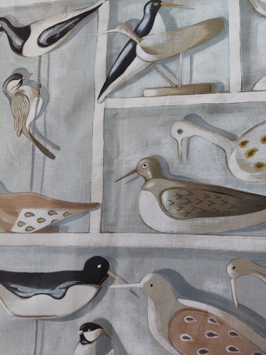 Pierre Frey Les Appelants Linen Fabric-designer Bird Fabric-pierre Frey ...