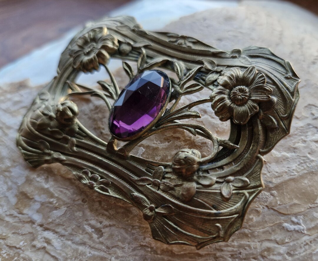 Antique Shawl Pin-late Victorian, Edwardian Decorative Shawl Pin-late ...