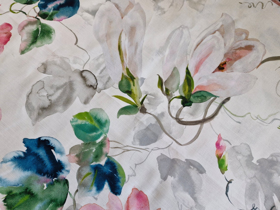 Designers Guild Japanese Magnolia Cotton Furnishing Fabric - Etsy