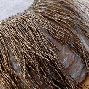 Antique French Metallic Fringing-1800s French Textiles-antique French ...