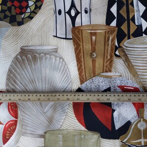 Manuel Canovas Sacha Cotton Fabric-manuel Canovas Art Deco Pots ...