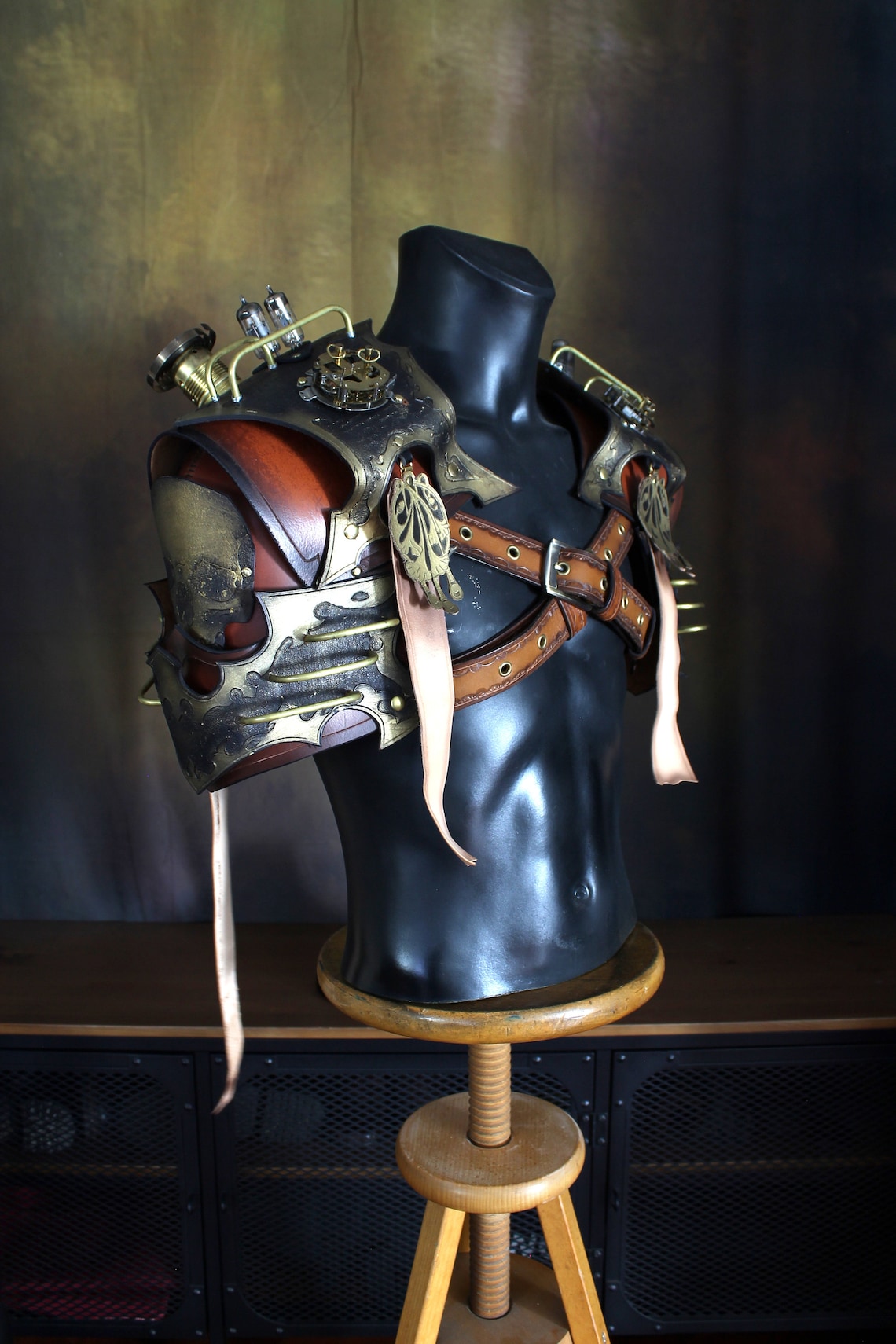 Steampunk Double Skull Pauldrons - Etsy