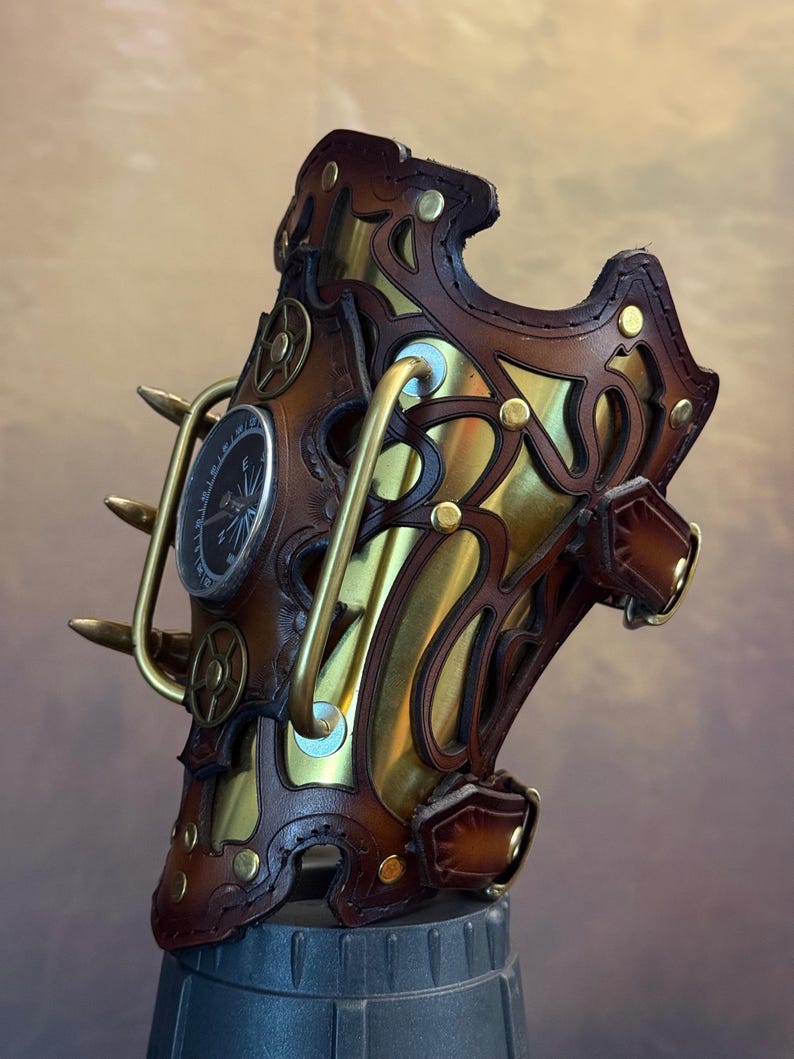 Steampunk New Mercenary Bracer - Etsy