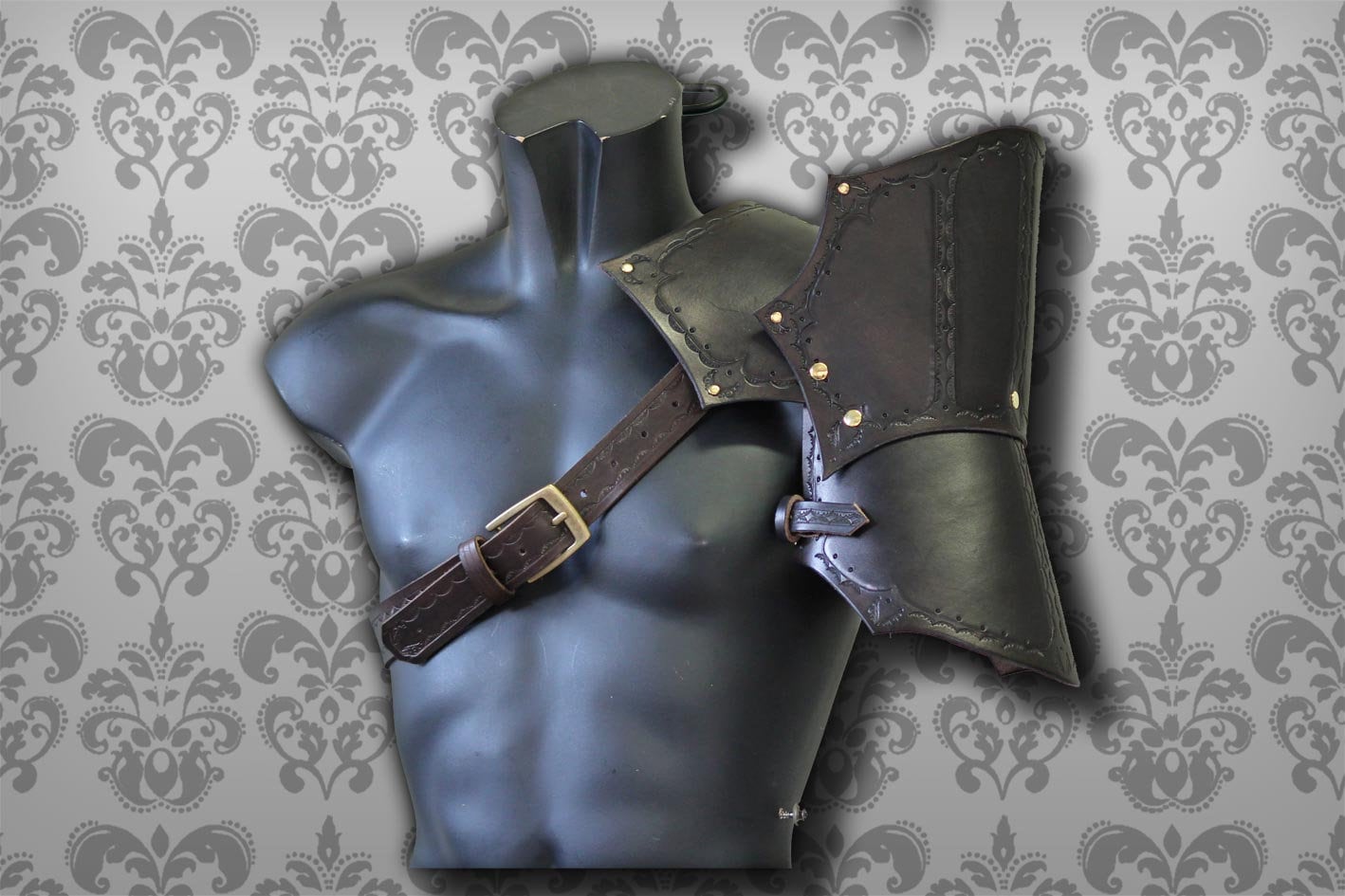 Black Pauldron Gothic Victorian Steampunk - Etsy