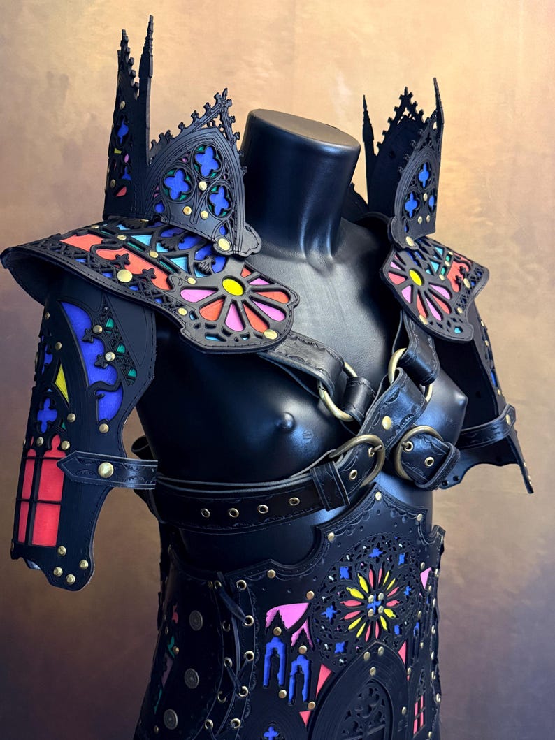 1 Gothic Cathedral Shoulder Pauldron - Etsy