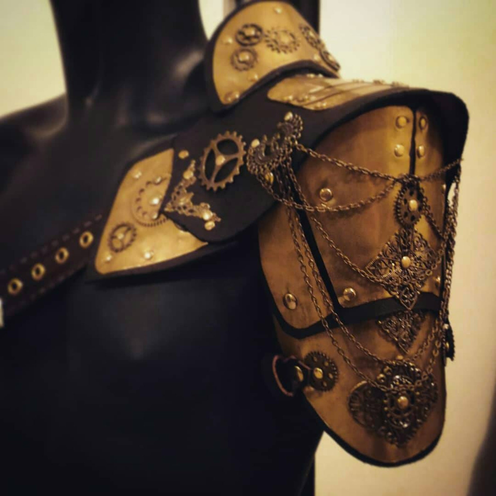 Steampunk Fantasy Medieval Vampire Armor Pauldron Cosplay - Etsy