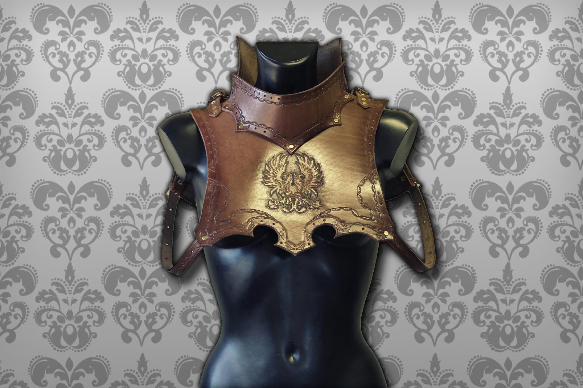 Soldier Gorget Set Spaulders Fantasy Medieval - Etsy