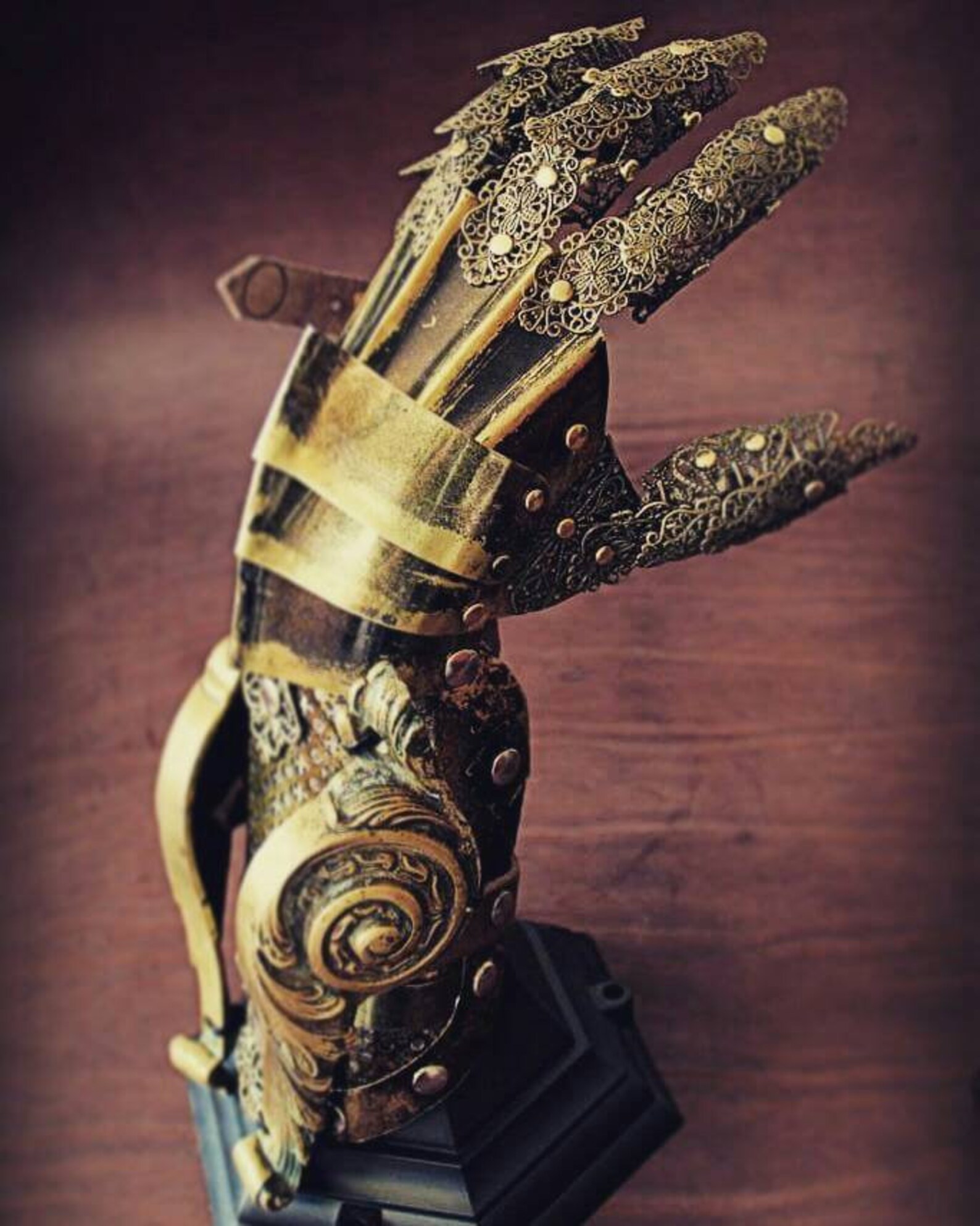 Steampunk Victorian Baroque Gauntlet - Etsy