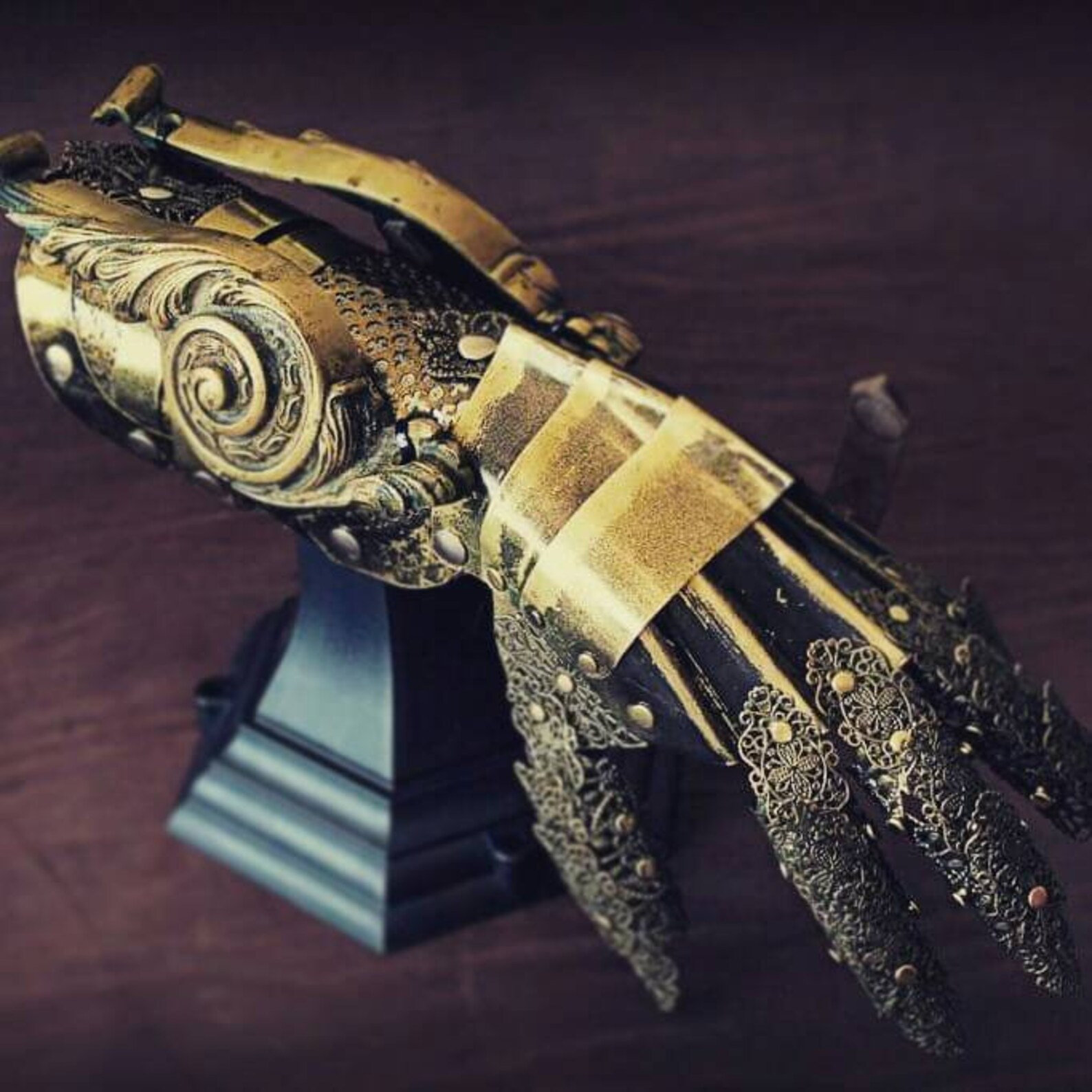 Steampunk Victorian Baroque Gauntlet - Etsy