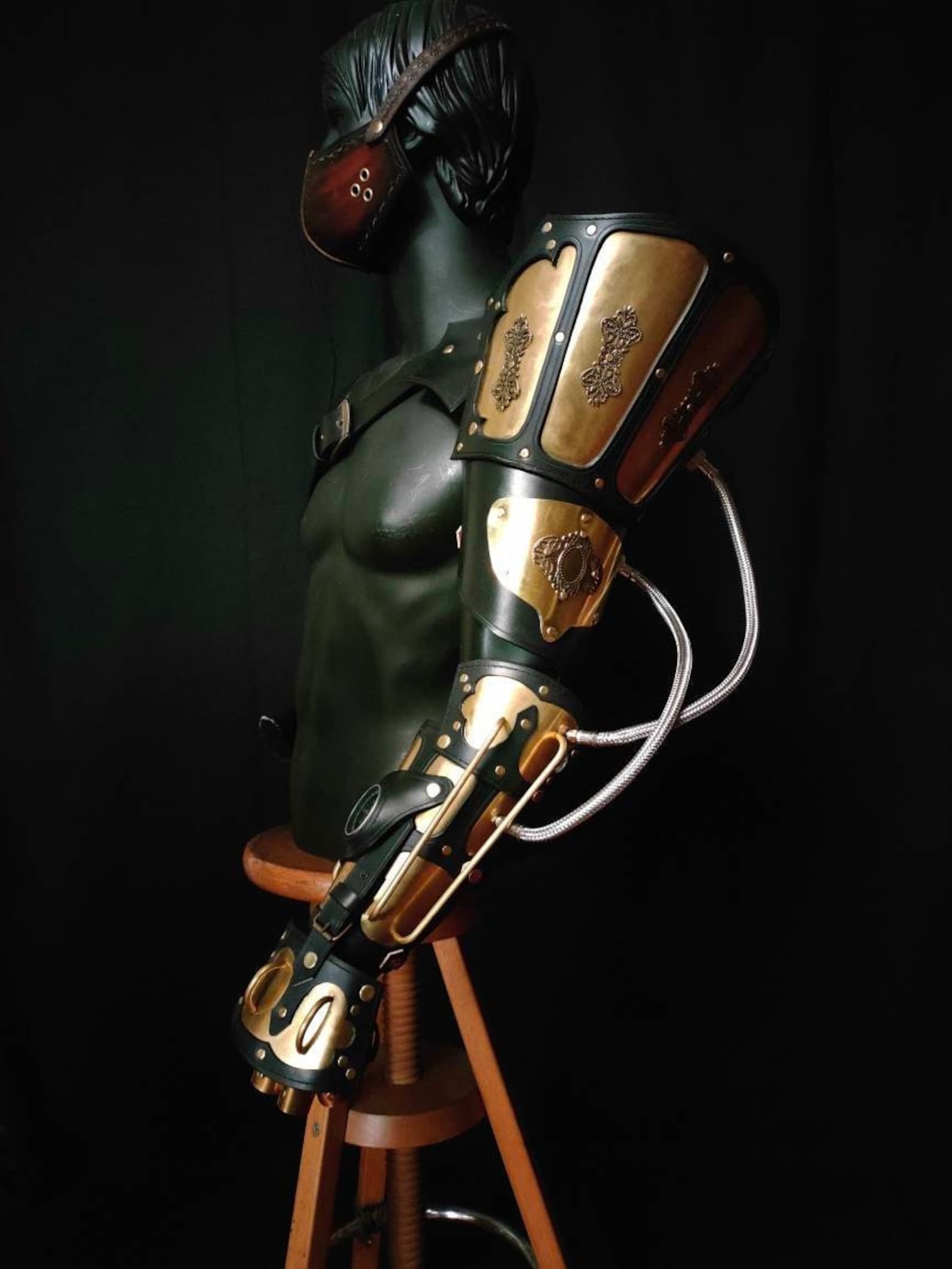 Steampunk Fantasy Medieval Vampire Armor Shoulder Cosplay Scroll ...