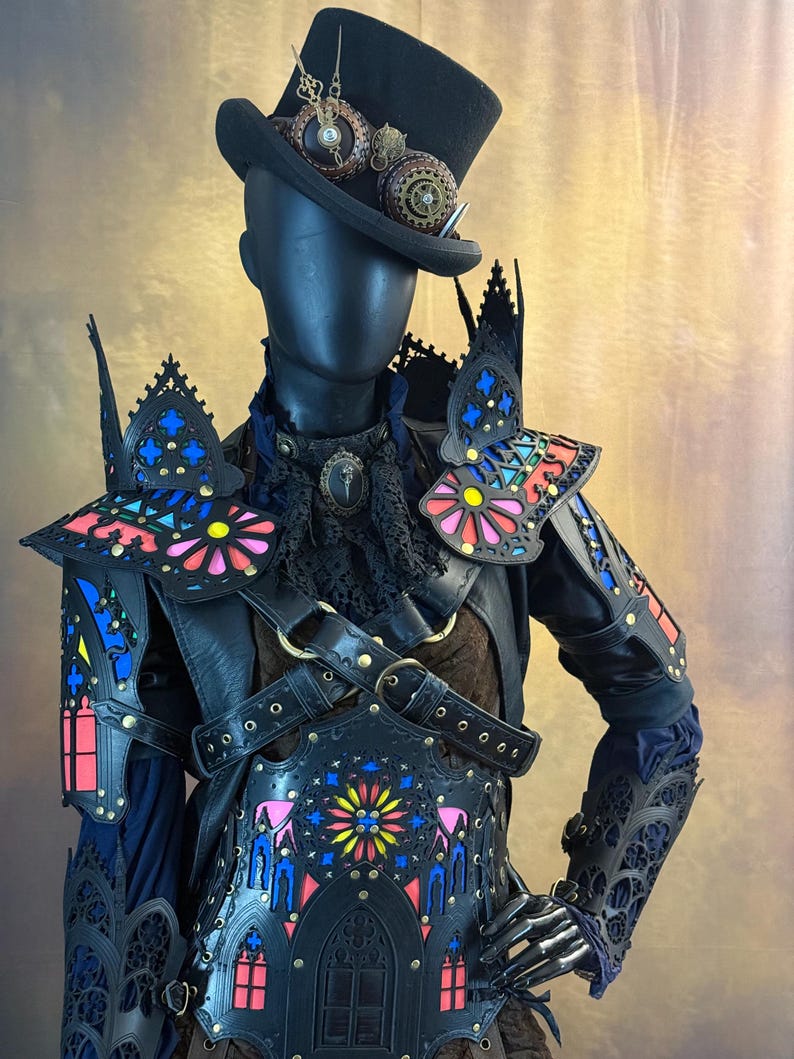 1 Gothic Cathedral Shoulder Pauldron - Etsy