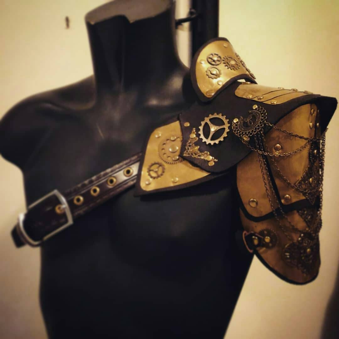 Steampunk Fantasy Medieval Vampire Armor Pauldron Cosplay - Etsy