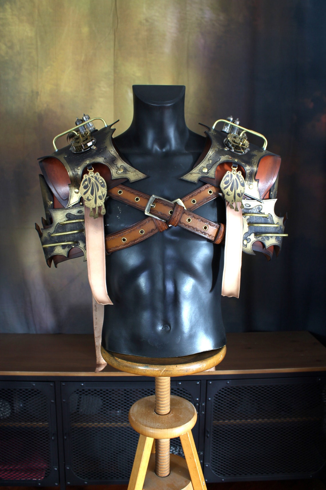 Steampunk Double Skull Pauldrons - Etsy