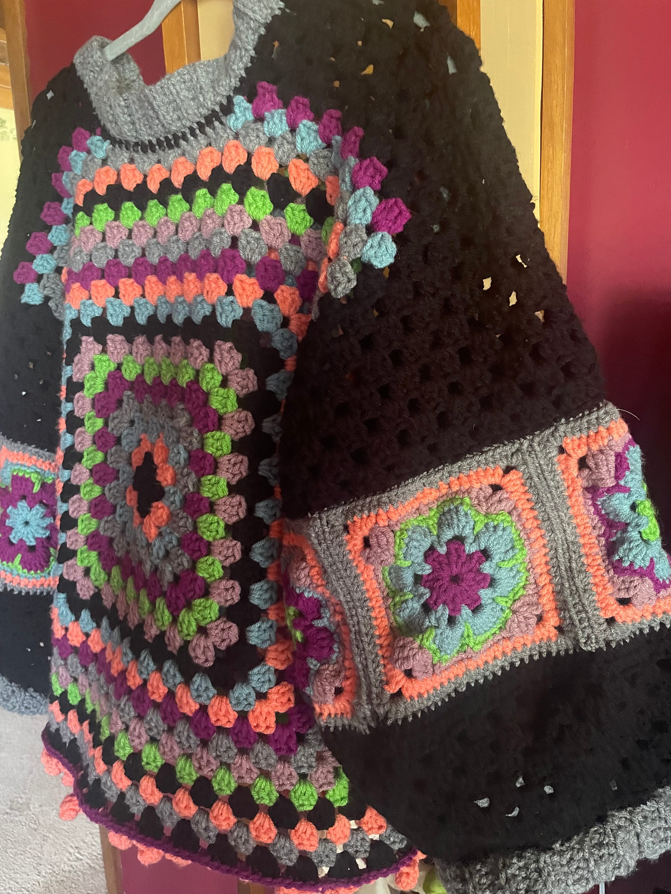 Granny Square Sweater - Etsy