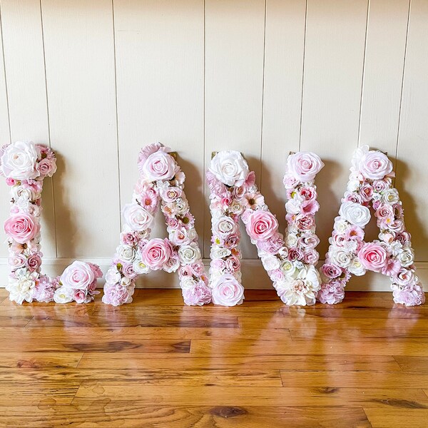 Flower Letters - Etsy