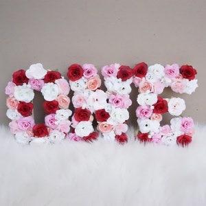 1st Birthday Photos Floral Letters Number ONE 1st Birthday - Etsy