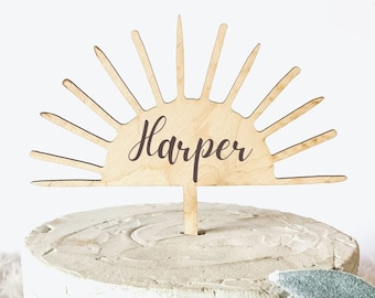 Sun Cake Topper Sun Cake Decorations You Are My Sunshine - Etsy