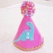 Girl Dinosaur Birthday Girl Dinosaur Birthday Party Hat Pink | Etsy