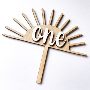 Half Sun Cake Topper First Trip Around the Sun Sun Cake Topper First Birthday Cake Topper ...