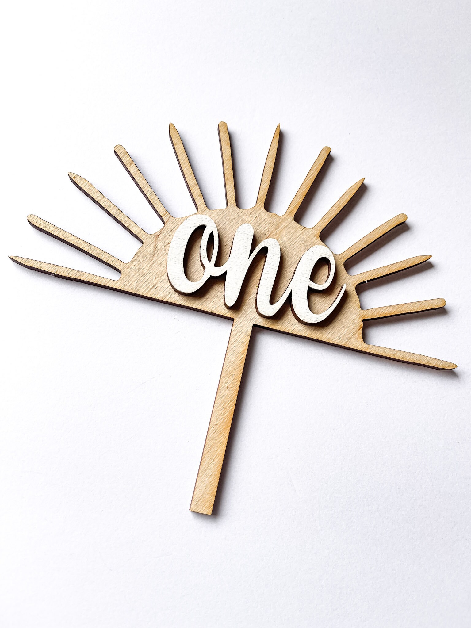 Half Sun Cake Topper First Trip Around the Sun Sun Cake Topper - Etsy