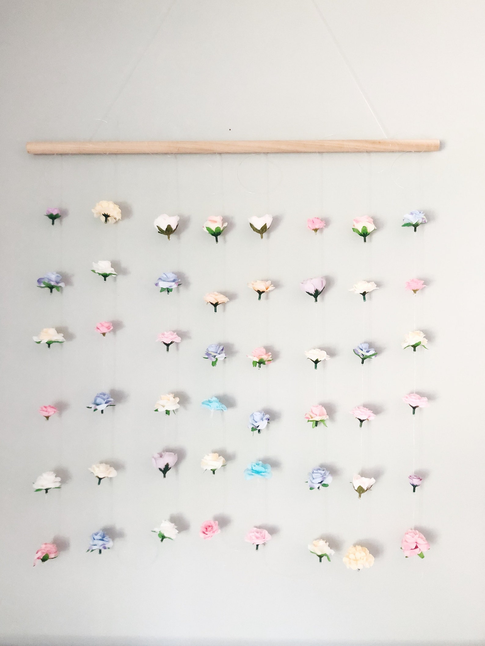 Flower Wall Hanging Flower Backdrop Flower Curtain Floral - Etsy