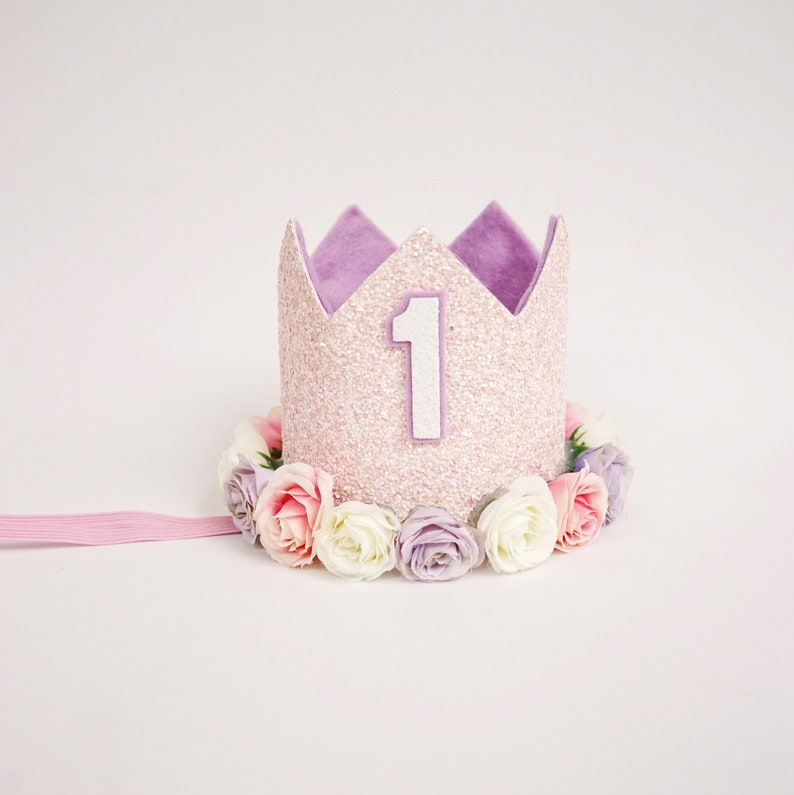 1st Birthday Girl Outfit First Birthday Crown Headband - Etsy