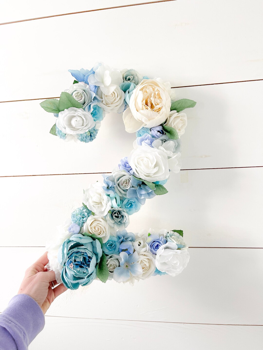 Second Birthday Flower Number, 2nd Birthday Floral Decor, Birthday ...