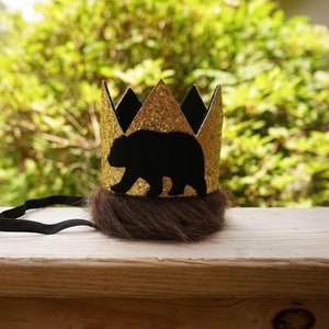 Bear Birthday Crown, Teddy Bear Birthday, Paddington Bear Birthday ...