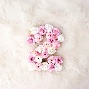 Floral Number, Floral Letter, Flower Number, Floral Birthday ...