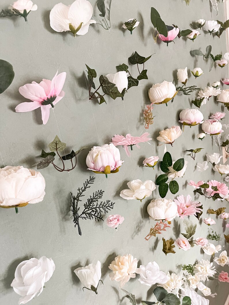 Wedding Flower Wall Custom Floral Wall Party Decor Background - Etsy
