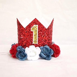 Independence Day Accessory, Red White Blue Crown, Fourth of July Parade ...
