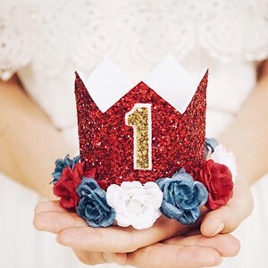 Independence Day Accessory, Red White Blue Crown, Fourth of July Parade ...