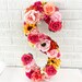 Wedding Flower Letter Couple Initial Sign Wedding Floral - Etsy
