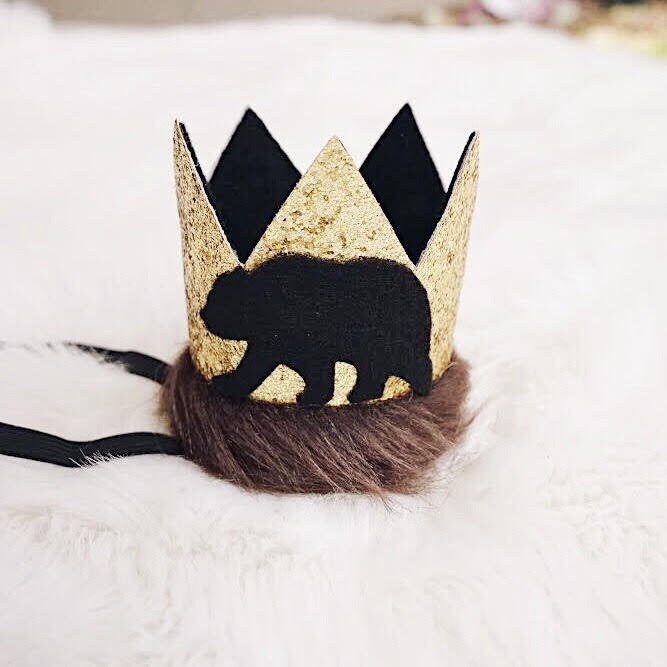 Bear Birthday Crown, Teddy Bear Birthday, Paddington Bear Birthday ...