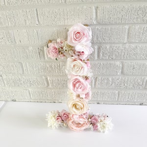 Flower Birthday Number Table Decorations, Floral Number for Girl ...