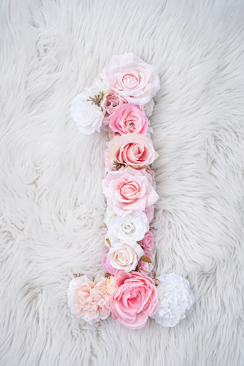 Floral Number 1 Flower Number 1 First Birthday Girl Decor - Etsy