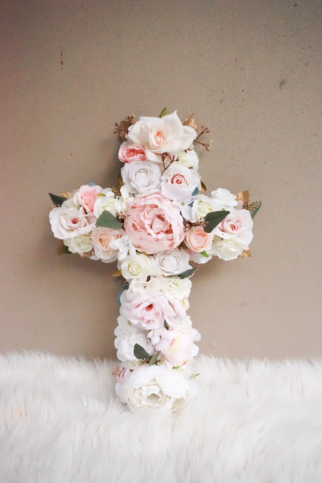 Floral Wedding Cross Personalized, Custom Wooden Cross, Wedding ...