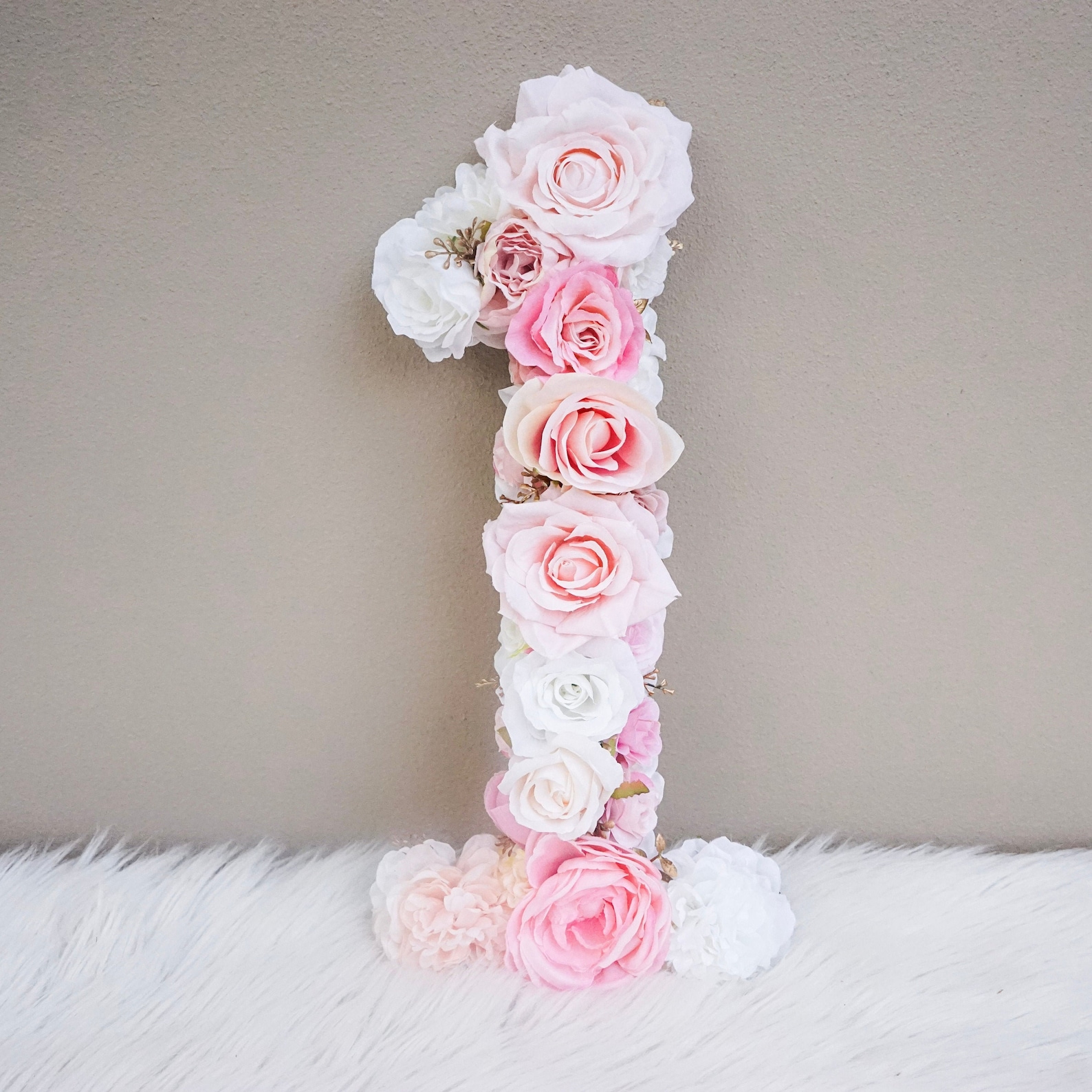 Floral Number 1 Flower Number 1 First Birthday Girl Decor | Etsy