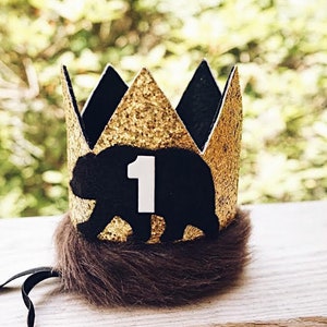 Bear Birthday Crown, Teddy Bear Birthday, Paddington Bear Birthday ...