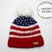 Crochet Pattern American Flag Patriotic Hat for - Etsy
