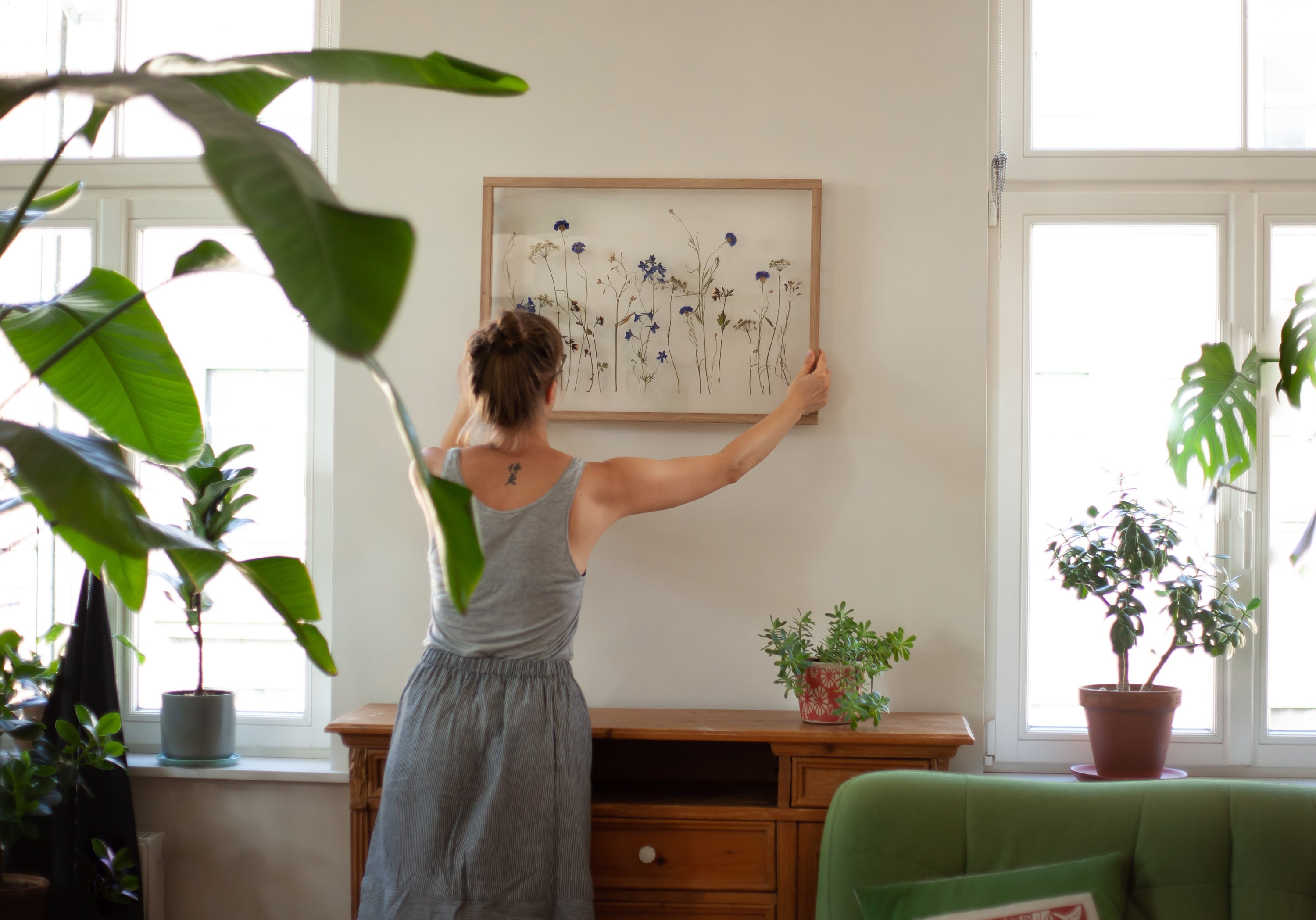 Extra Large Pressed Flower Frame Wall Decor 20x28 - Etsy