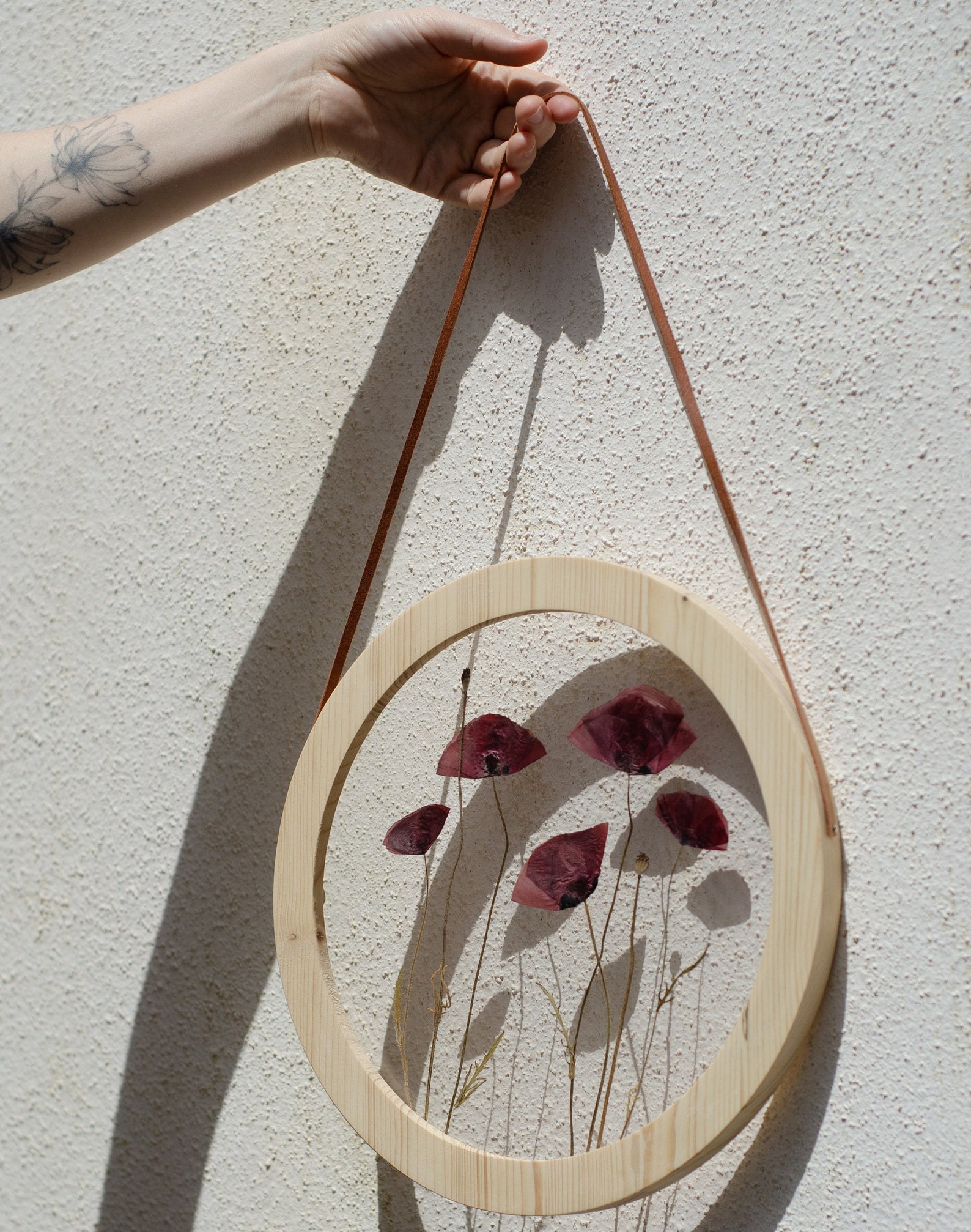 Large Pressed Flower Frame 12"- Botanicals Wall Art Framed - Pressed ...