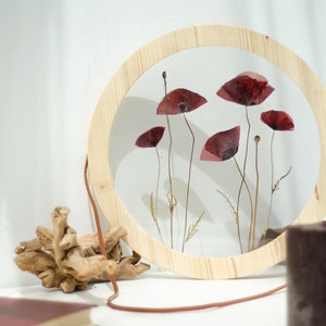 Large Pressed Flower Frame 12"- Botanicals Wall Art Framed - Pressed ...