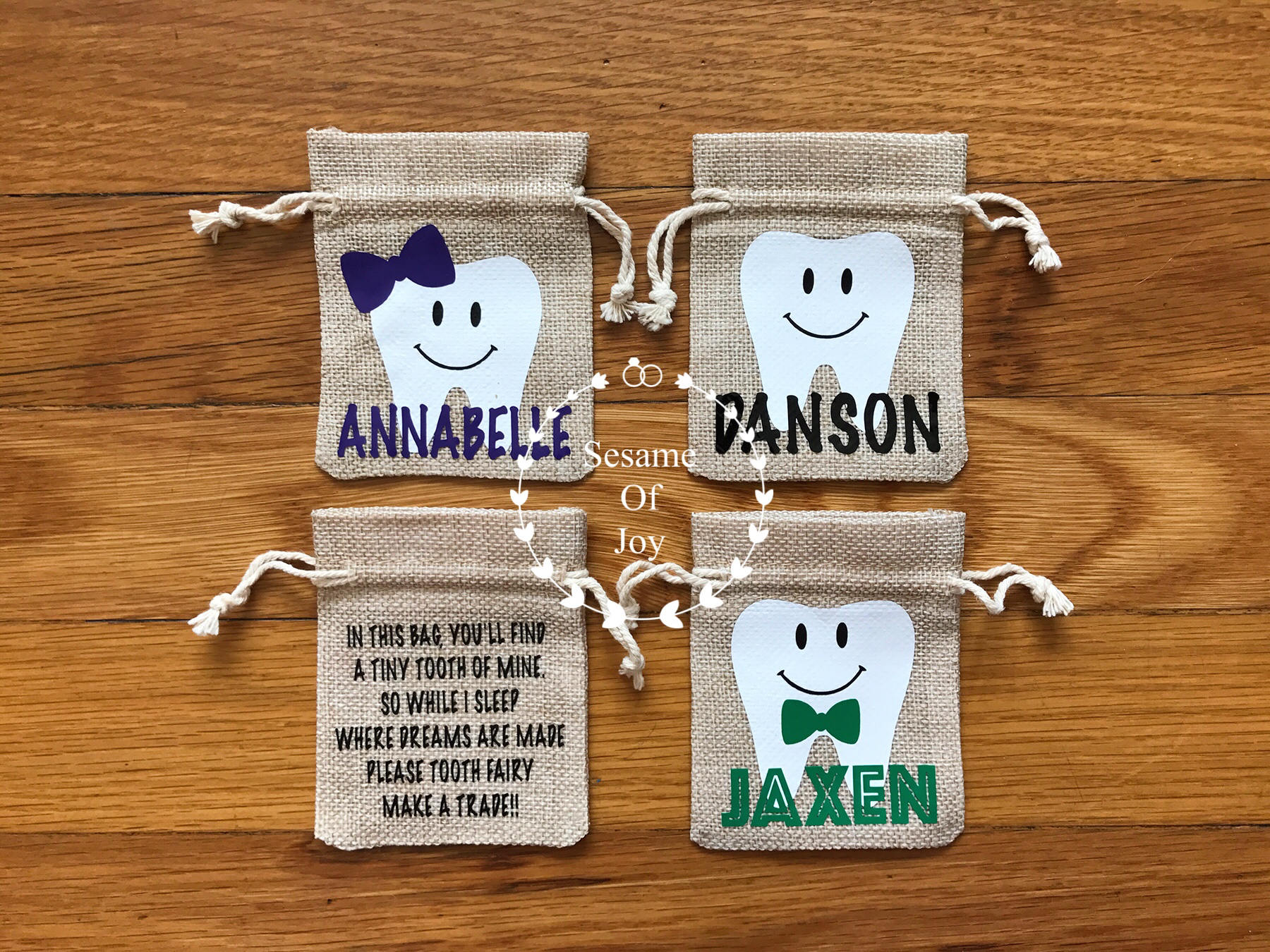 Tooth Fairy Bag | Tooth Pouches - Etsy