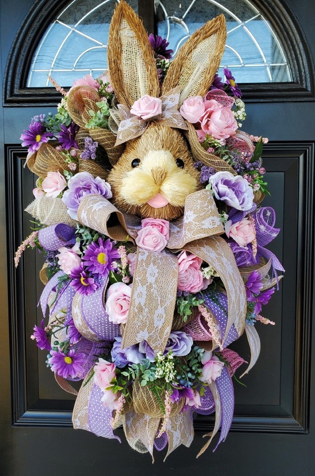 Easter Swag for Front Door. Easter Wreath for Front Door. - Etsy