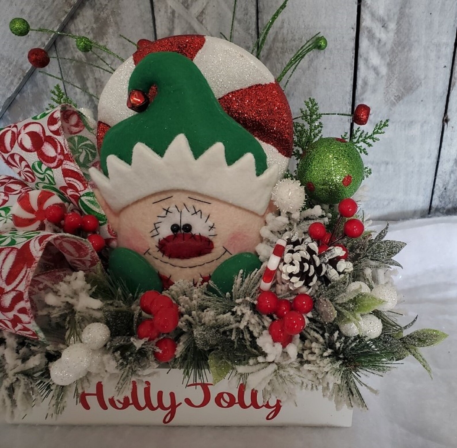 Christmas Centerpiece / Elf Christmas Centerpiece / Hostess - Etsy
