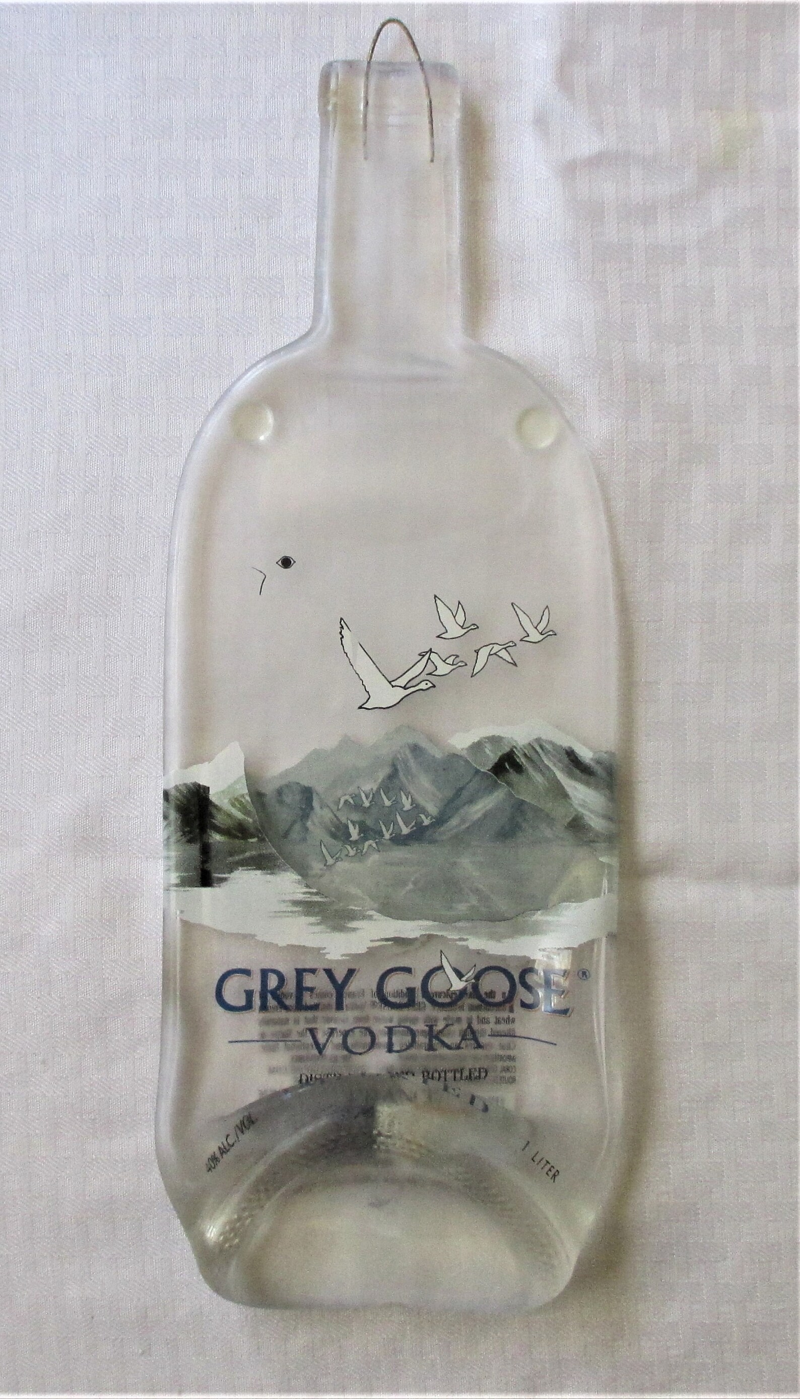 Botella de ganso gris botella derretida botella de vodka | Etsy